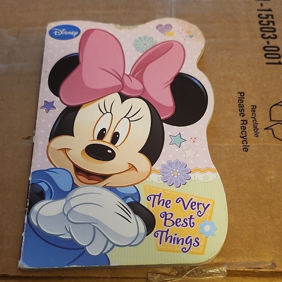 Disney | Other | Disney Minnie Mouse Book With Pink Bow | Poshmark